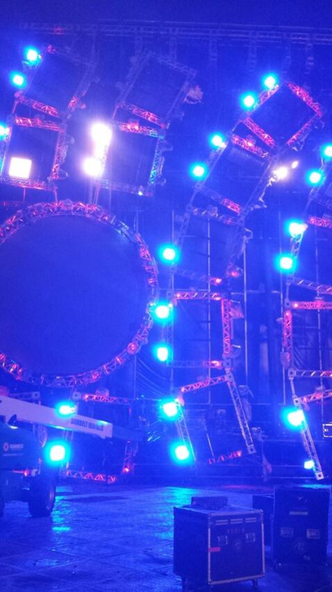 Ultra Main Stage Construction Looks Pretty Epic