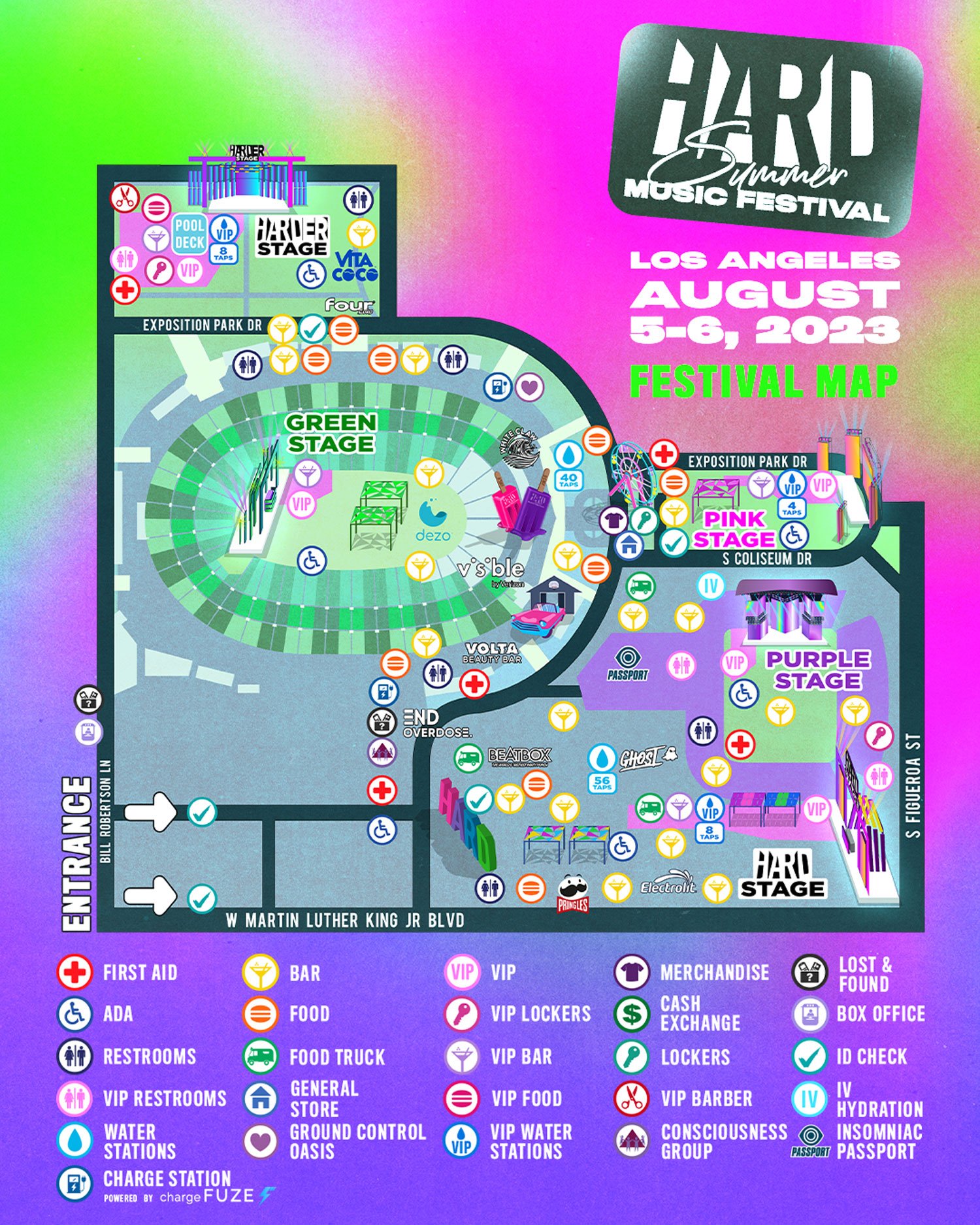 HARD Summer 2023 Guide: Set Times, App, Map and After Parties