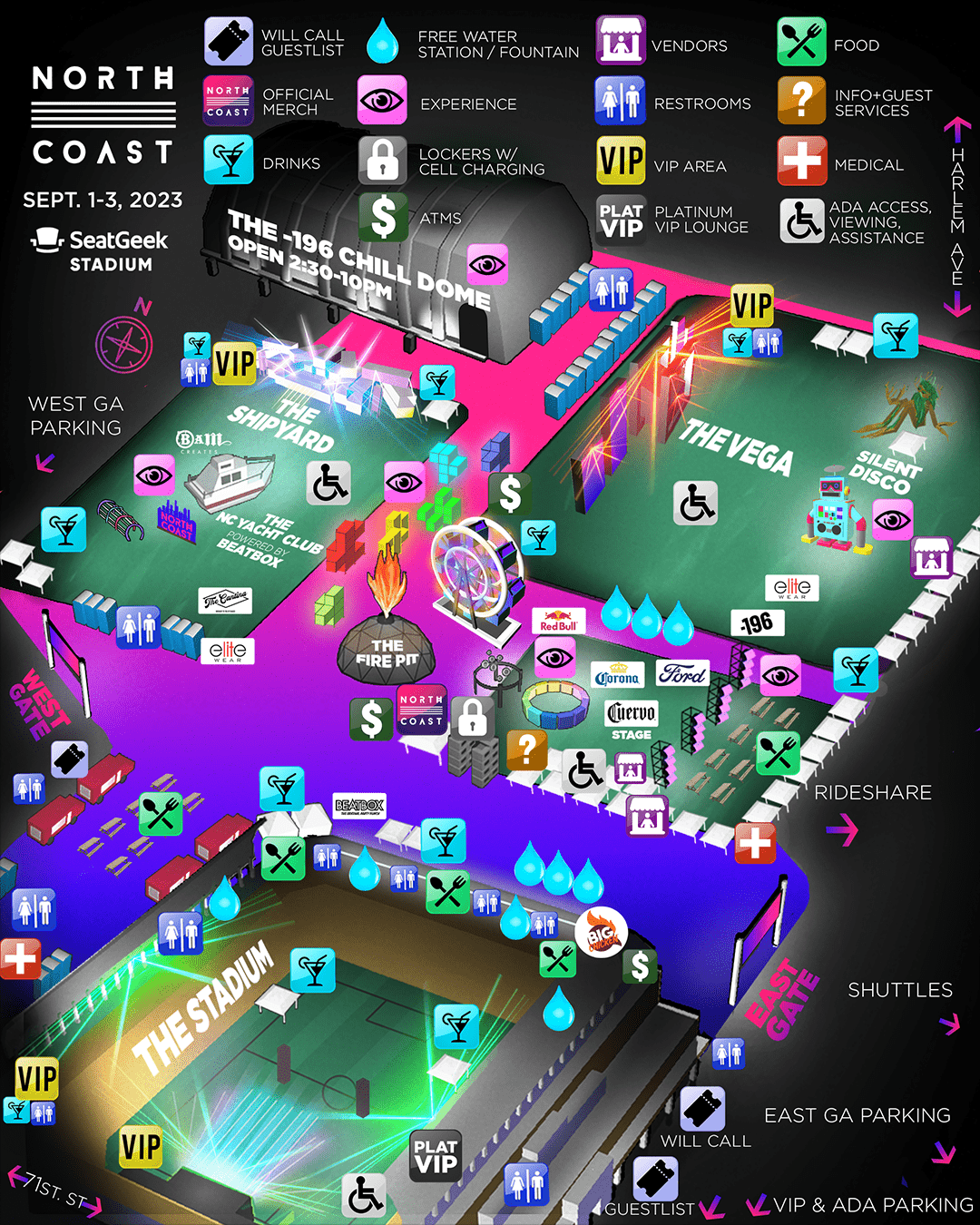 North Coast Music Festival Guide: Set Times, Speakeasy Password, Totem ...