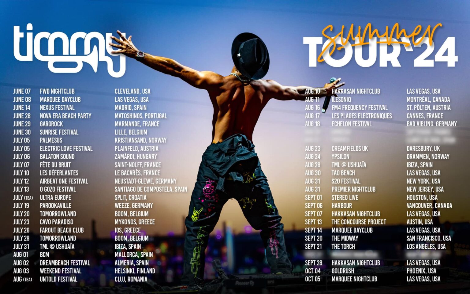 Timmy Trumpet Announces 2024 Tour on the Heels of Top-Tier Collaborations
