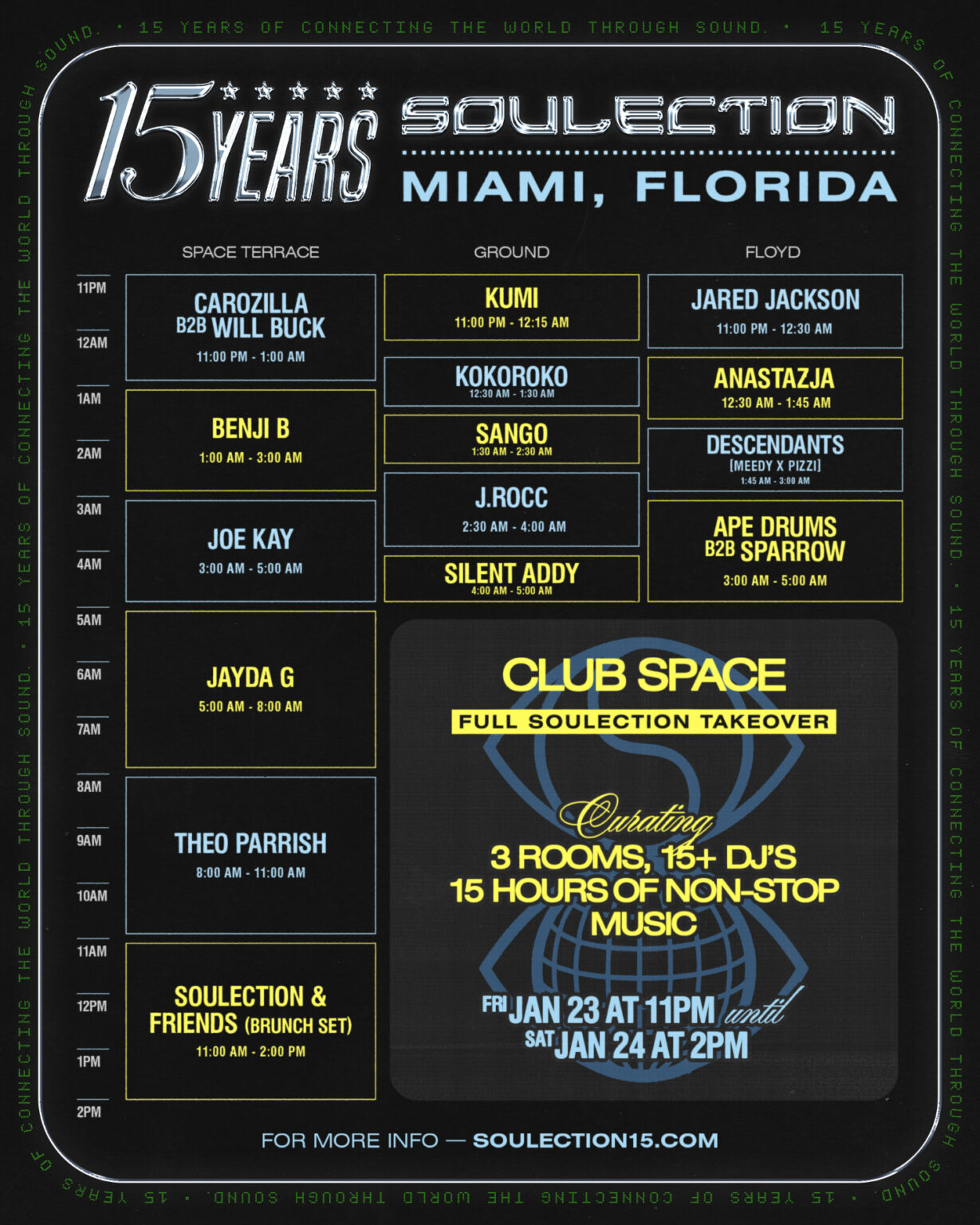 Soulection Event at Club Space: Schedule and Lineup